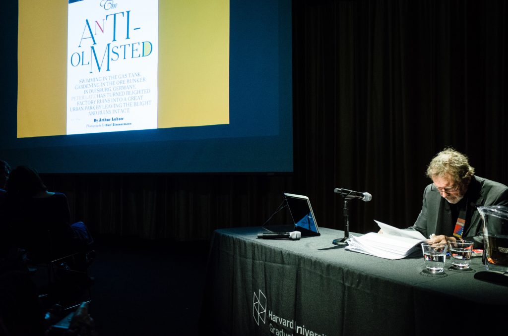 Peter Latz, "Pioneering New Territory" - Harvard Graduate School of Design