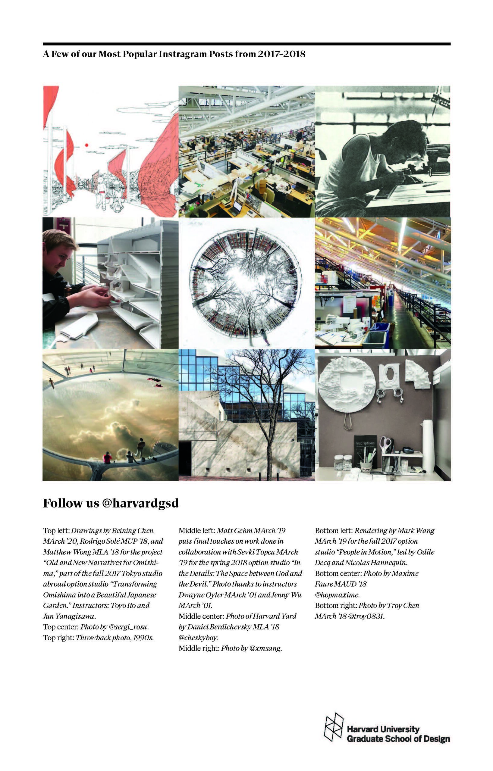 GSD by the Numbers 2017–2018 - Harvard Graduate School of Design