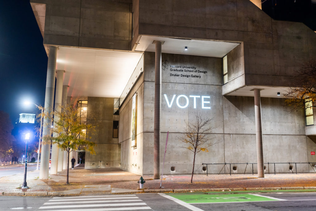 2020 Election Day at Gund Hall - Harvard Graduate School of Design