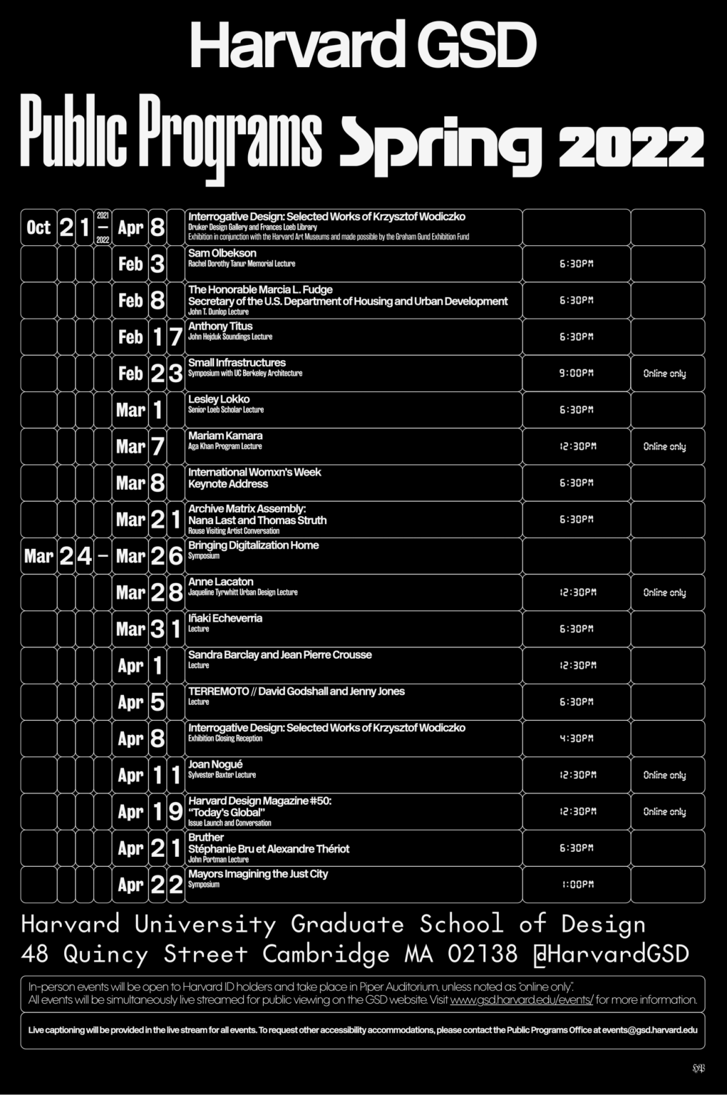 Strictly Typographic: Behind this year’s public programs posters by ...