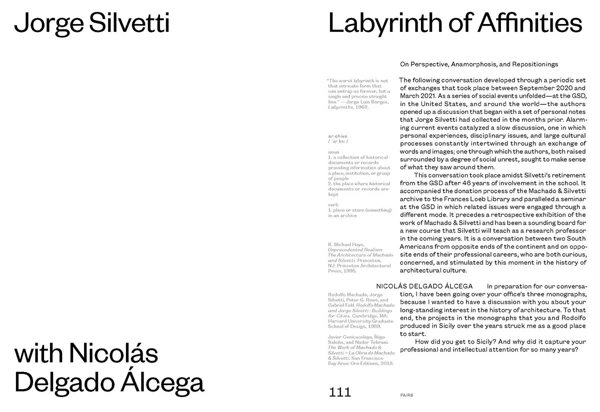 Excerpt from Pairs Issue 02: “Labyrinth of Affinities” by Jorge ...